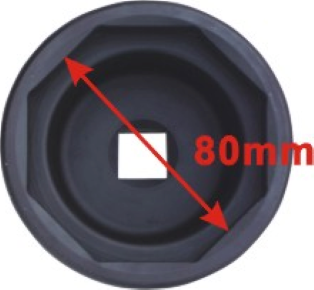 Scania 80mm 8pt 3/4 Inch Drive Rear Axle Nut Socket | SOS Tools Online